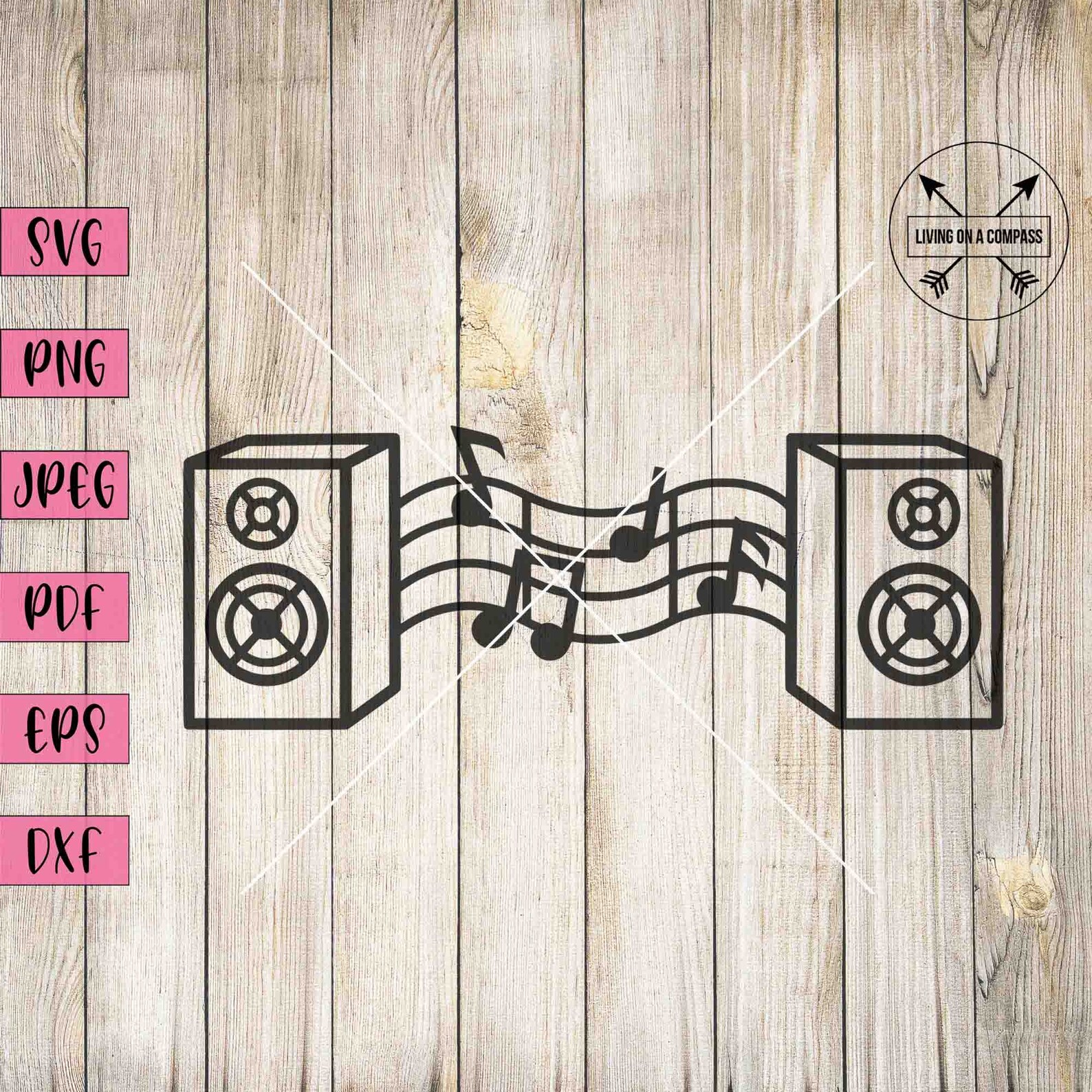 Speakers Svg Music Clipart Boombox Svg Music Print Hip Hop - Etsy