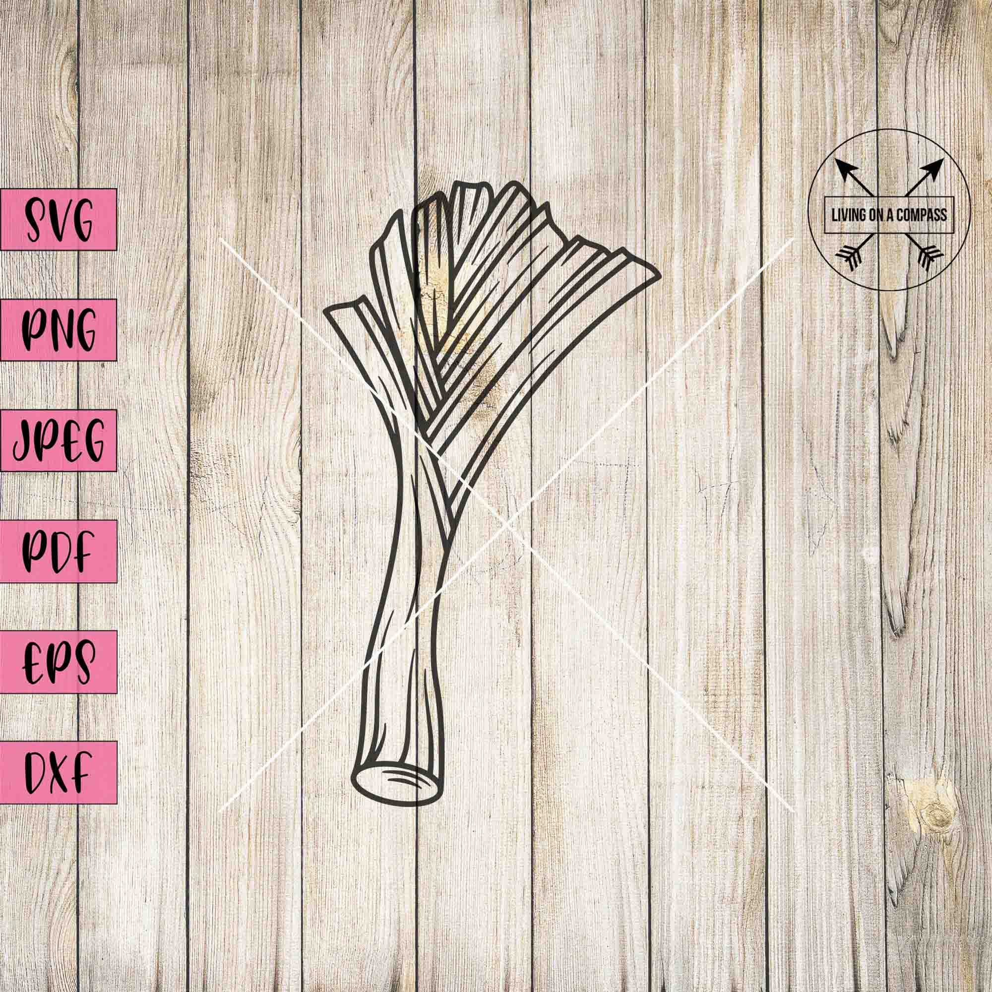 Lauch svg, Lauch png, Lauch Clipart, Lauch Vektor, Lauch Plotterdatei ...