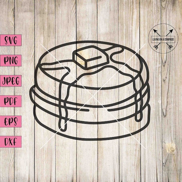 Pancakes Svg - Etsy