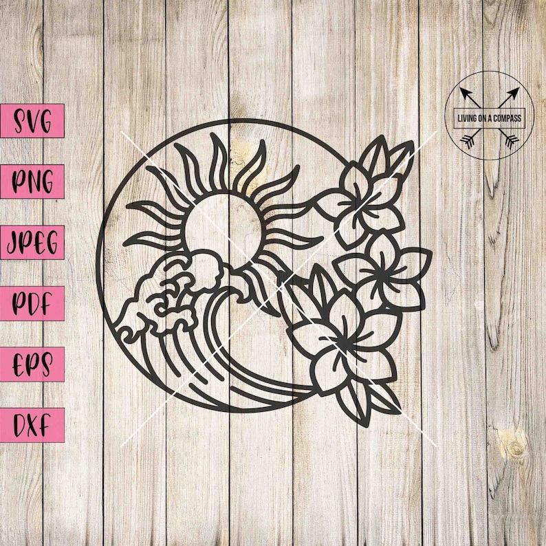 Waves Svg Waves Clip Art Beach Svg Beach Clipart Ocean - Etsy