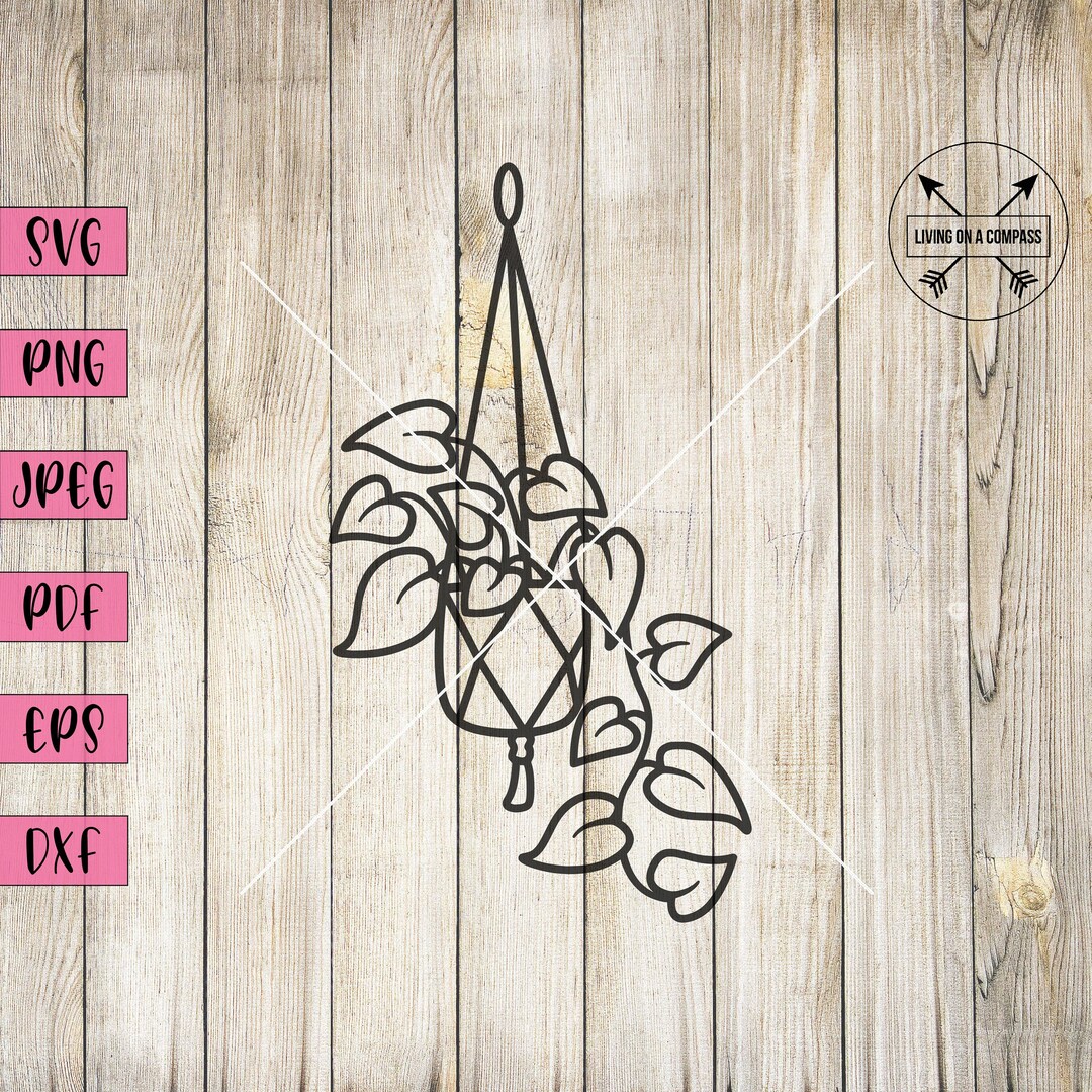 Plant Svg, Plant Decor, Plant Sticker, Plant Stickers, Plant Wall Art ...