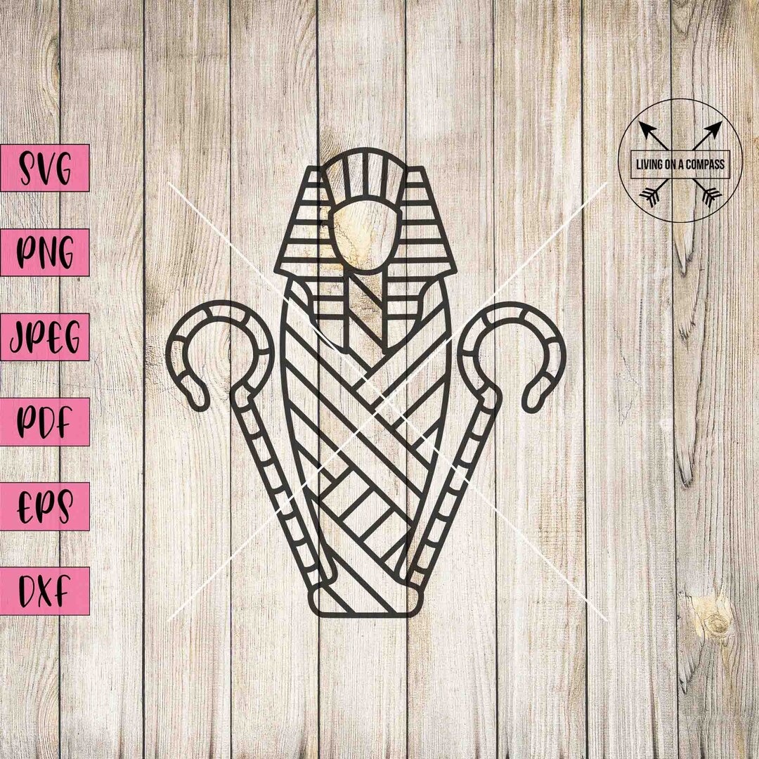 Mummy Svg, Egyptian Mummy, Egyptian Svg, Egypt Svg, Mummy Art, Egyptian ...