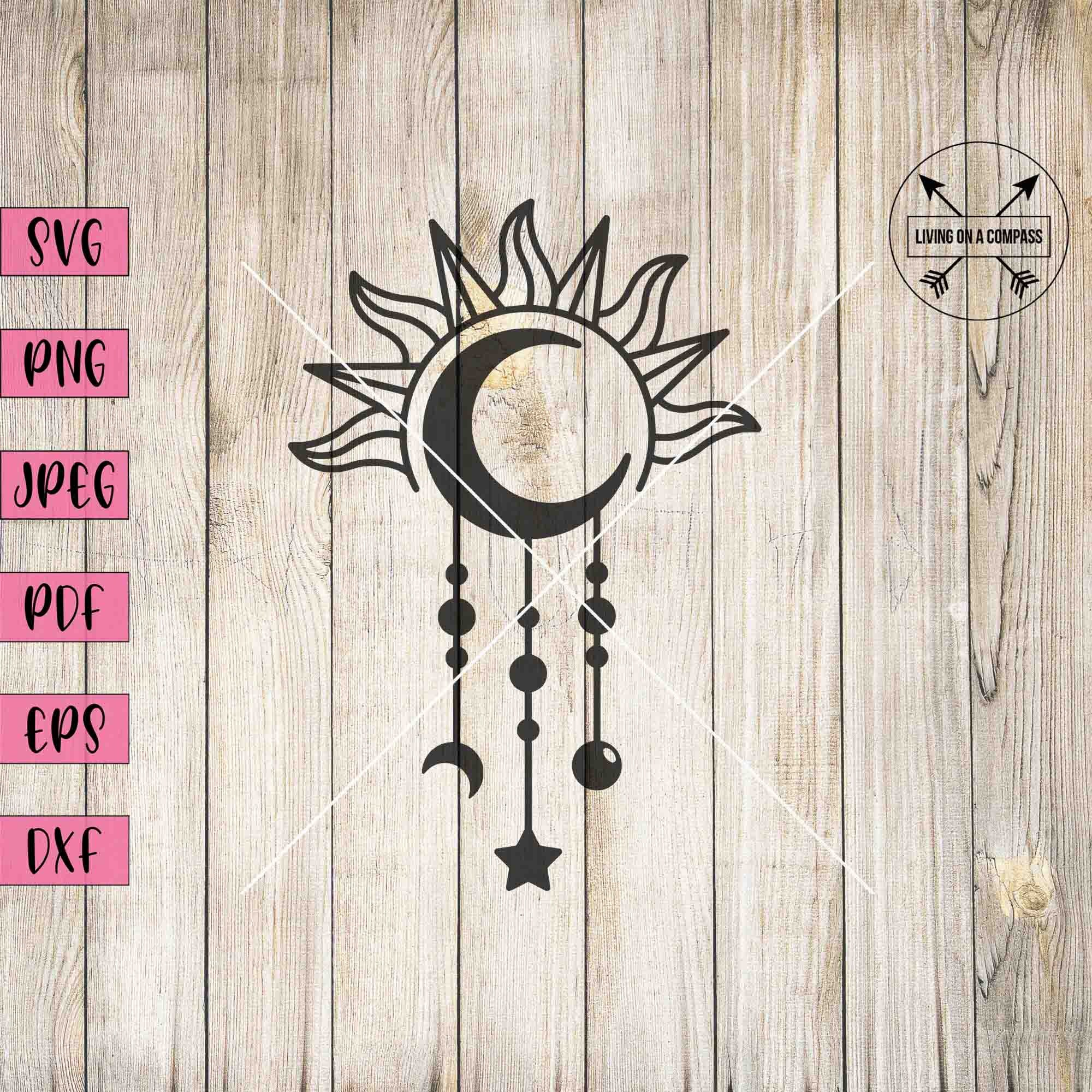 Sun and Moon Svg Sun Svg Moon Svg Sun Png Moon Png Sun - Etsy