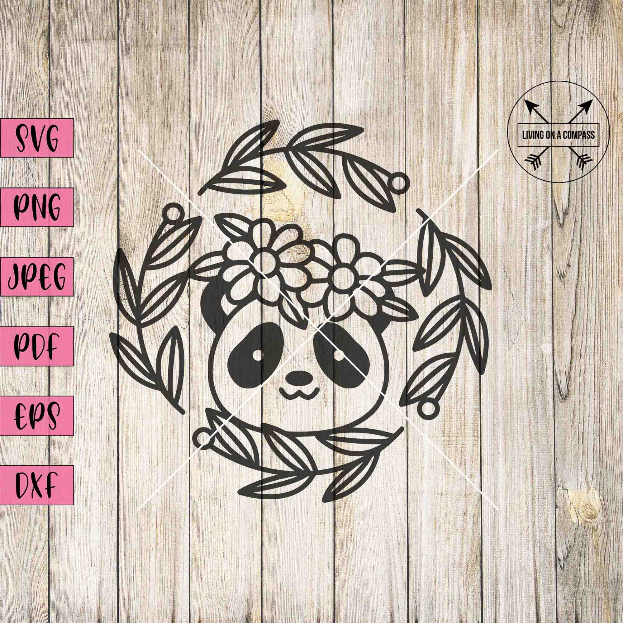 Panda Svg, Cute Panda, Panda Png, Panda Clipart, Panda Vector, Panda ...