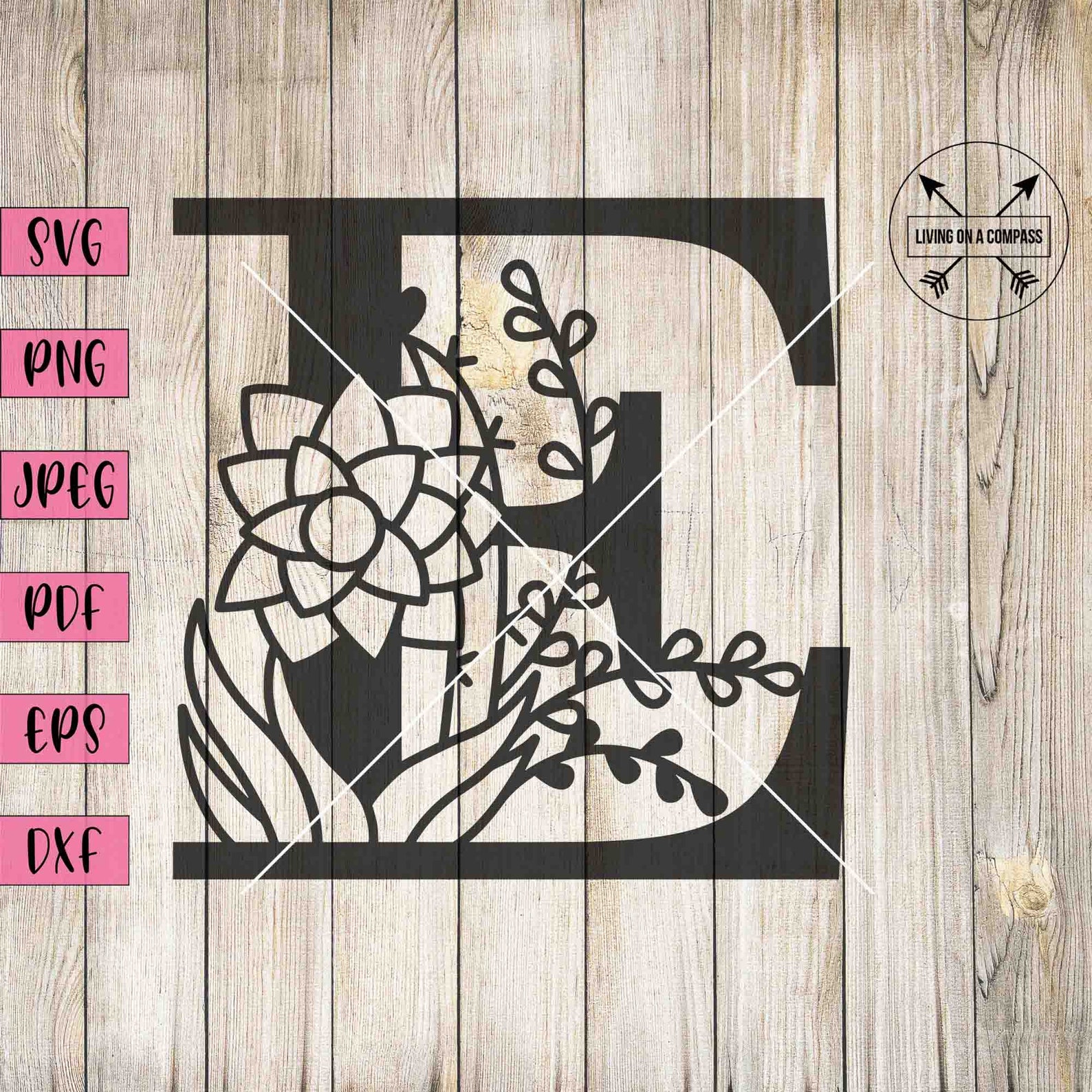 Cactus Letter E Svg Letter E Png Letter E Clipart Letter - Etsy