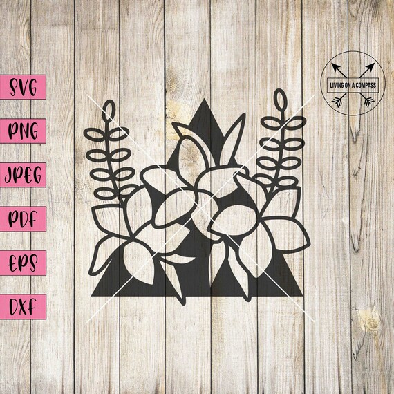 Floral Svg Boho Clipart Wildflower Svg Wildflower Print - Etsy