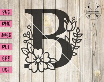 Floral Letter C Svg, Floral Alphabet Svg, Floral Letters, Floral ...