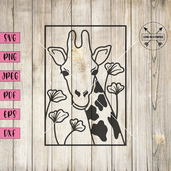Giraffe Svg Giraffe Clipart Giraffe Print Animal Svg - Etsy