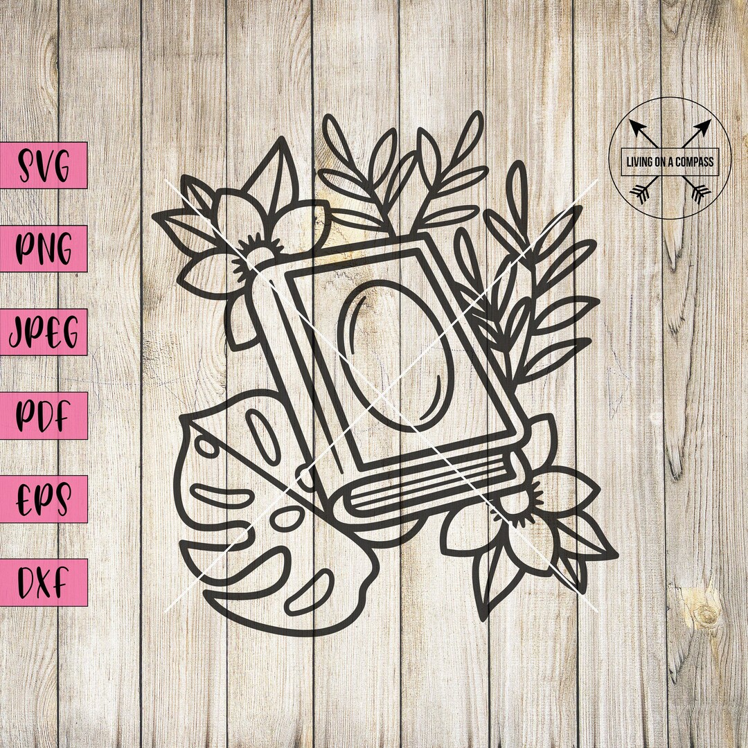 Libros florales svg, libro svg, libros svg, lectura svg, amante de los ...