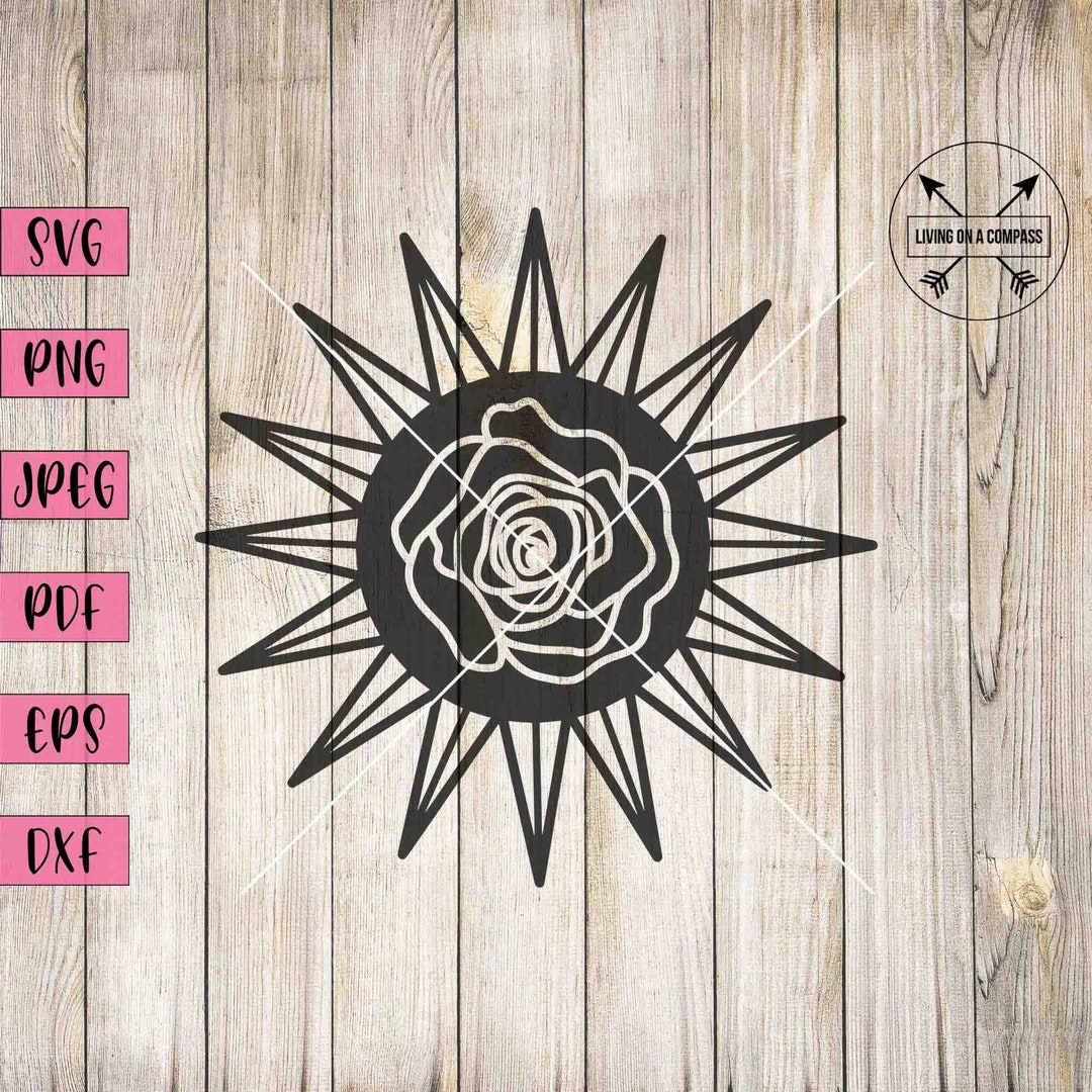 Rose Sun Svg 2, Roses Clipart, Roses Clip Art, White Roses Clipart, Sun ...