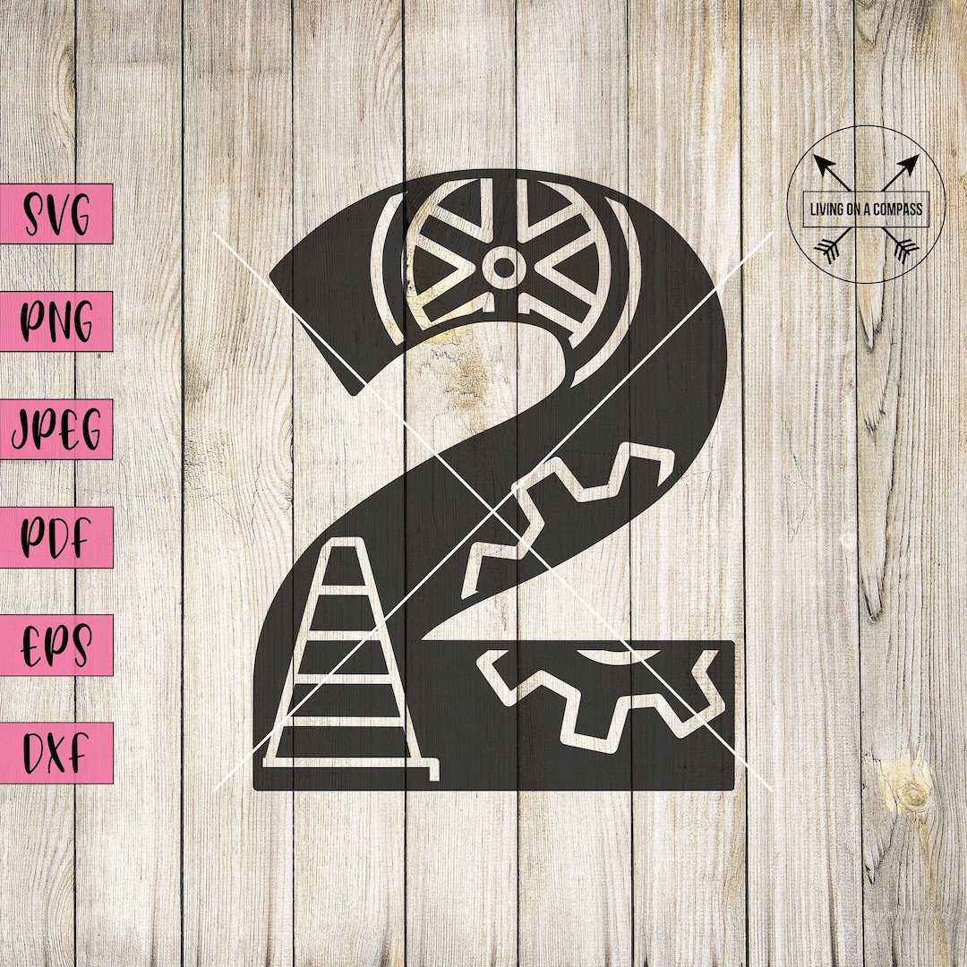 Mechanical Number 2 Svg, Cars Room Decor, Garage Sign Personalize ...