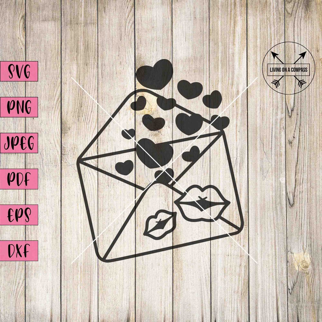 Love Letter Svg, Lover Letter Clipart, Valentines Day Clipart ...
