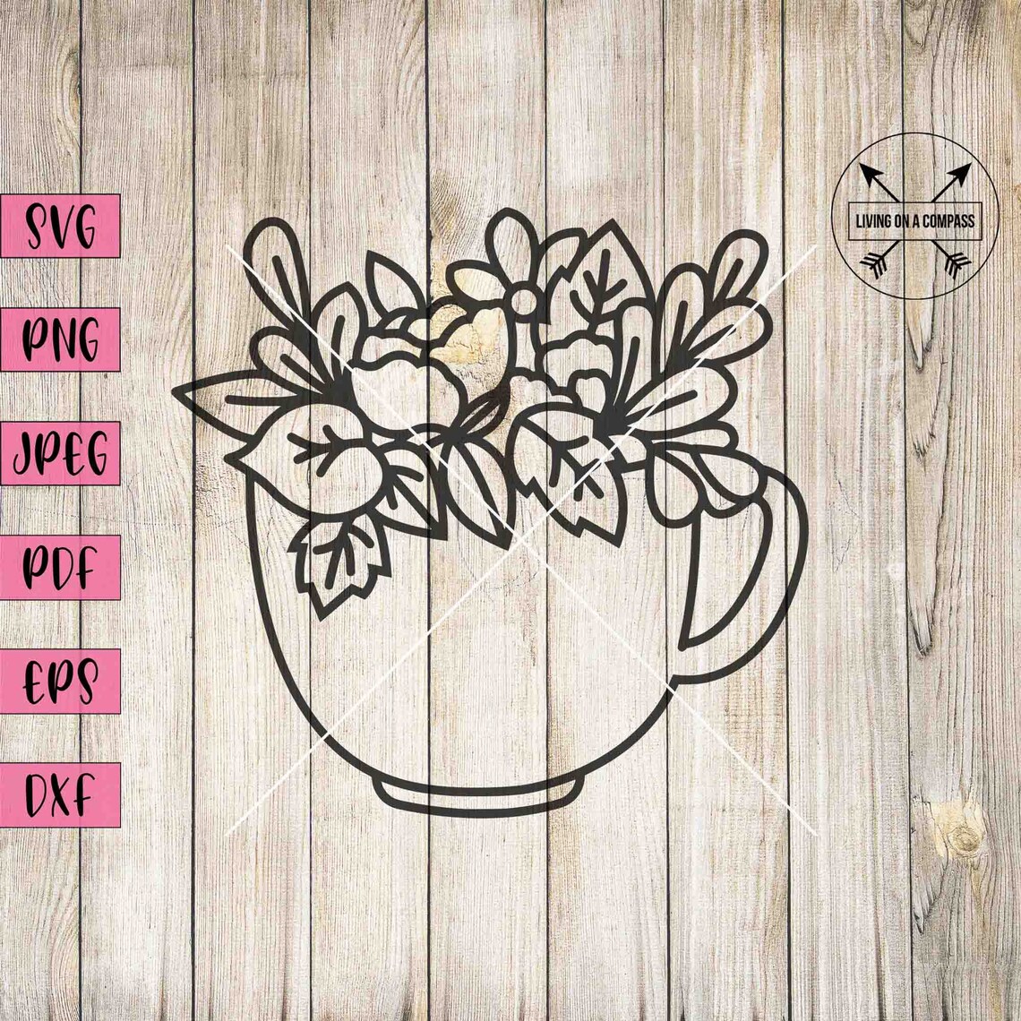 Tea Svg, Teacup Clipart, Teacup Svg, Drink Svg, Tea Party Clipart ...