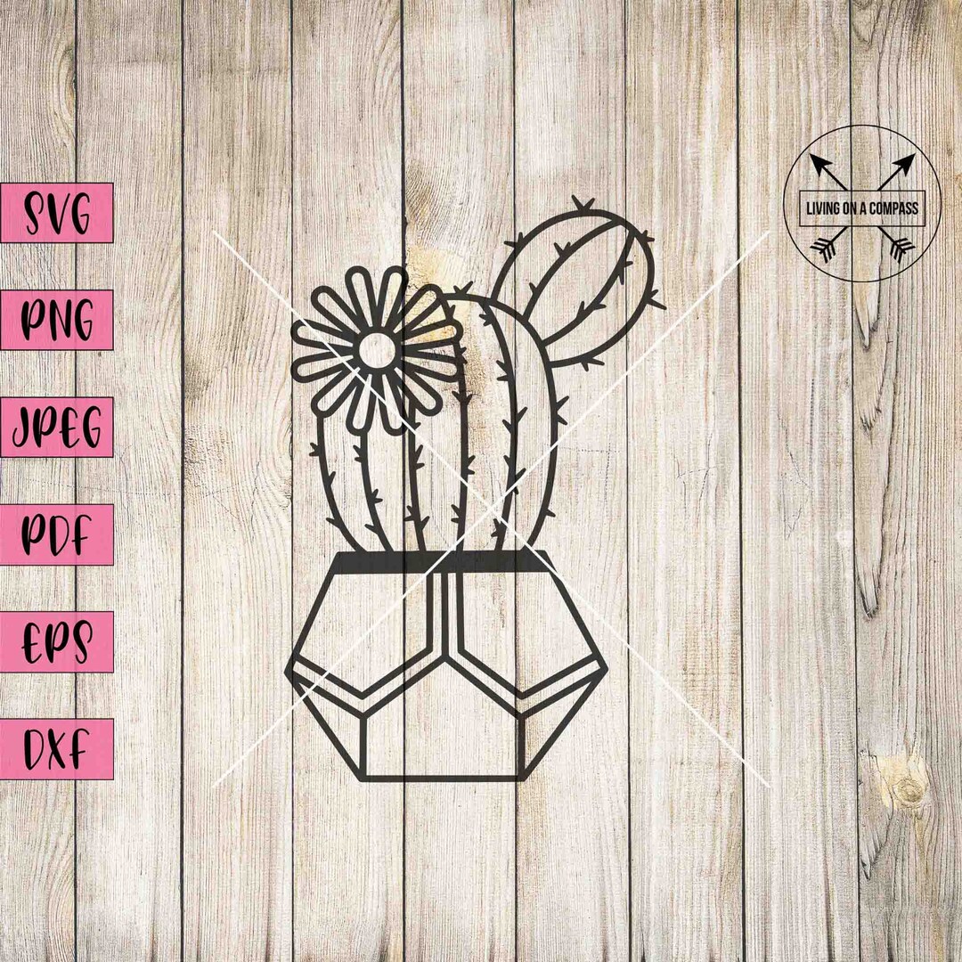 Cactus Svg Cute Cactus Svg Cute Cactus Clip Art Cactus - Etsy