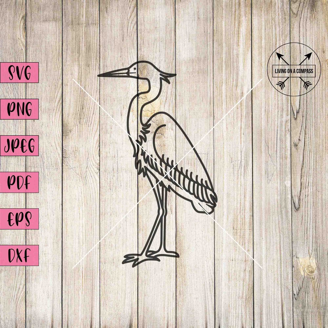 Stork Svg, Stork Illustration, Flying Stork, Crane Svg, Crane Sticker ...