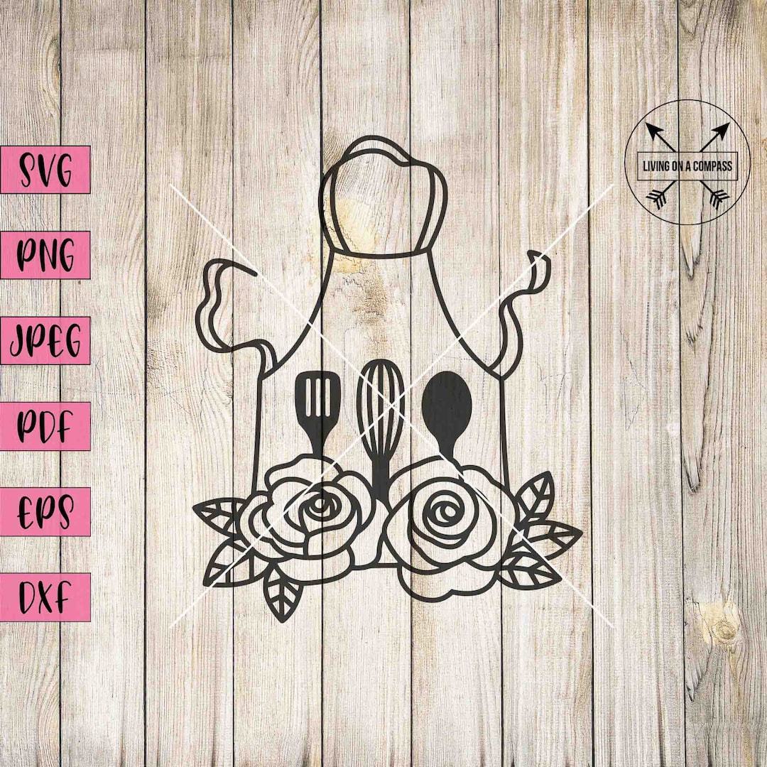Apron Svg, Cooking Apron, Cook Svg, Cook Decor, Culinary Logo, Culinary ...
