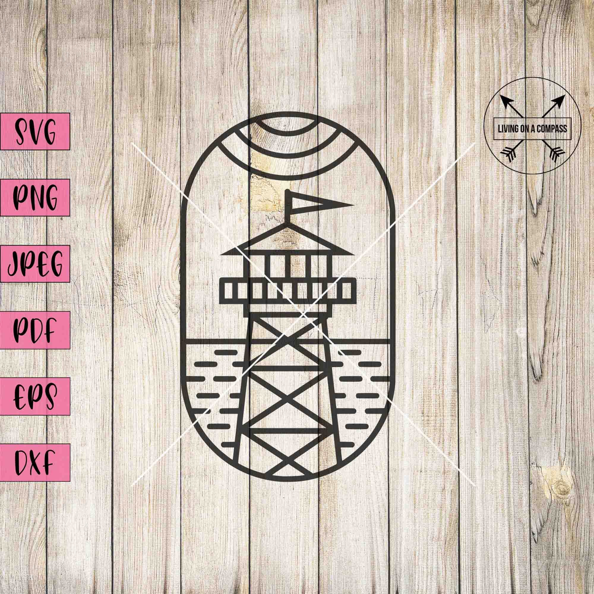 Sea Watchtower Svg Watchtower Png Nautical Clipart Nautical - Etsy UK