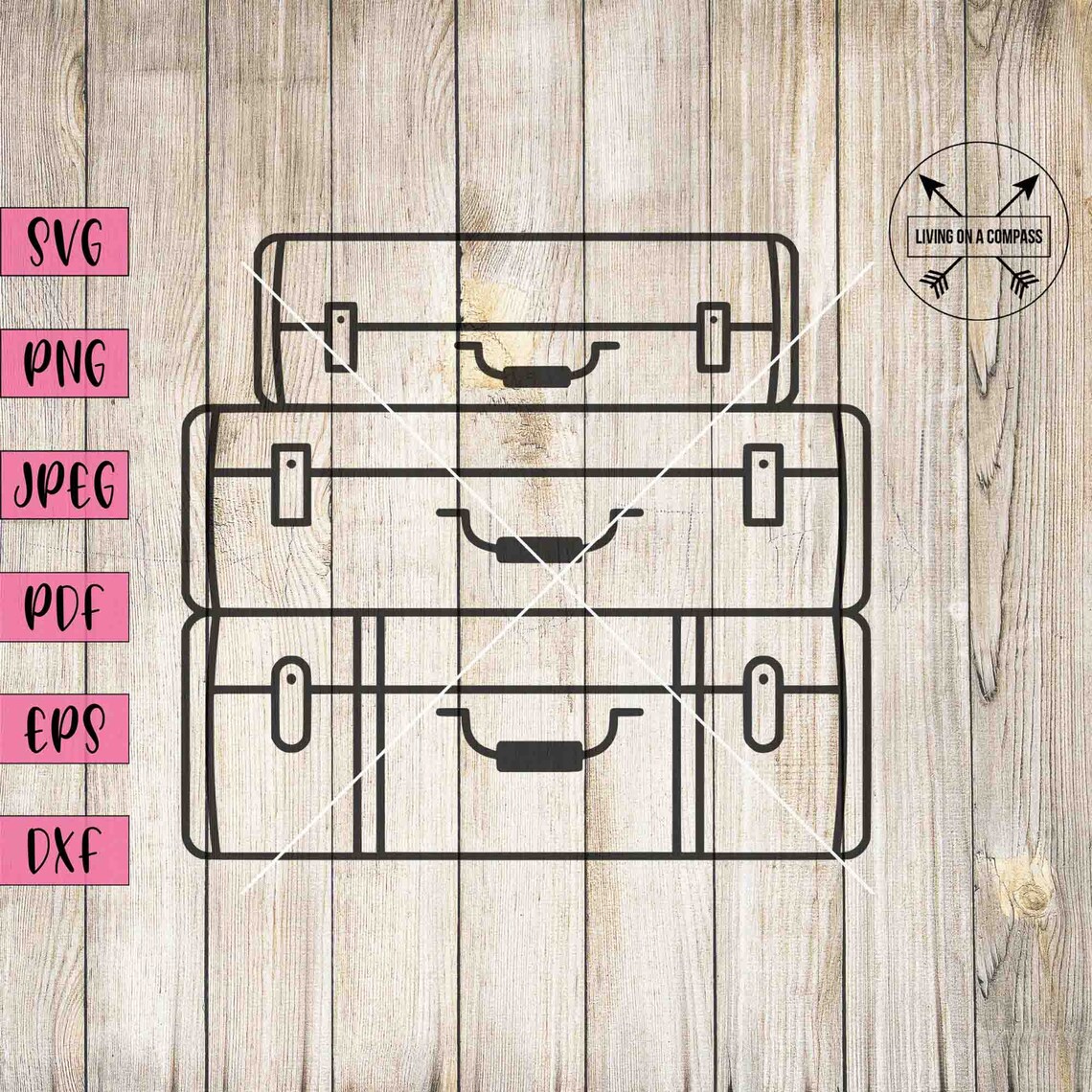 Luggage Svg, Luggage Clipart, Luggage Png, Luggage Cut File, Luggage ...