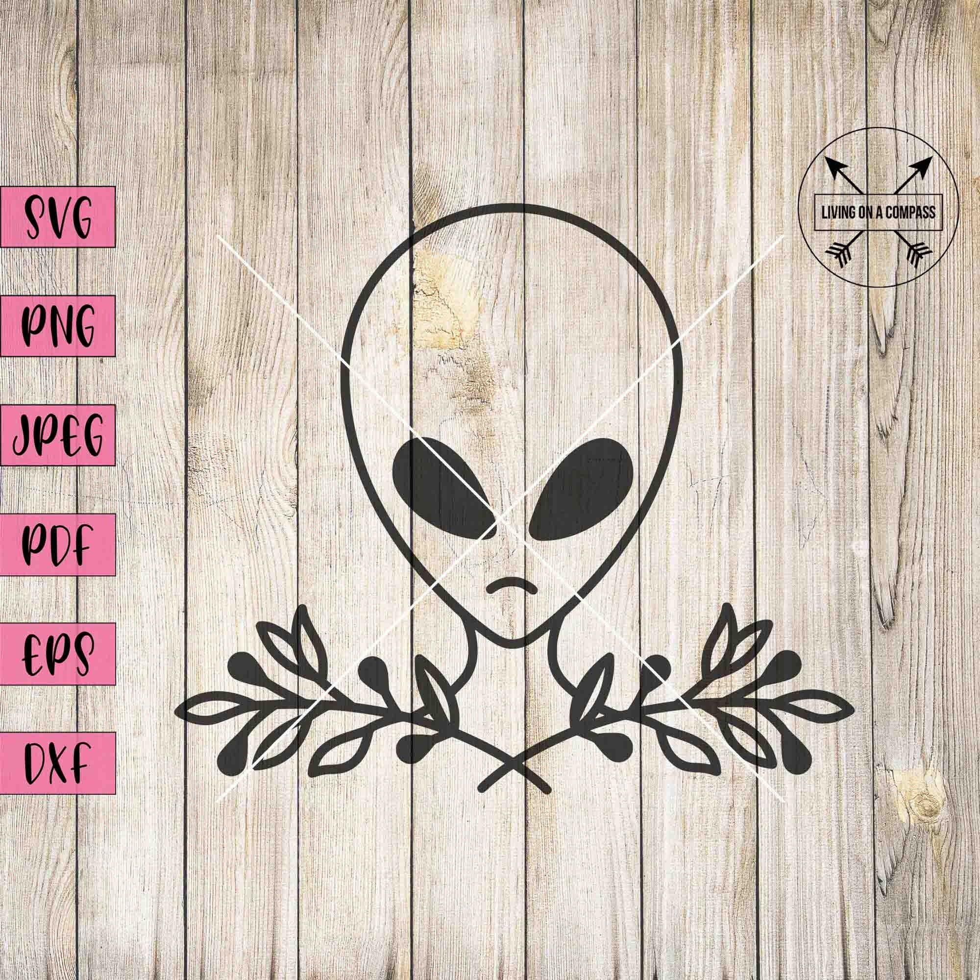 Alien Svg Alien Decals Alien Sticker Alien Stickers Alient - Etsy