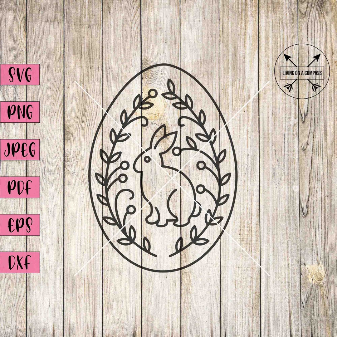 Easter Bunny Egg Svg, Easter Bunny Svg, Easter Bunny Clipart, Easter ...