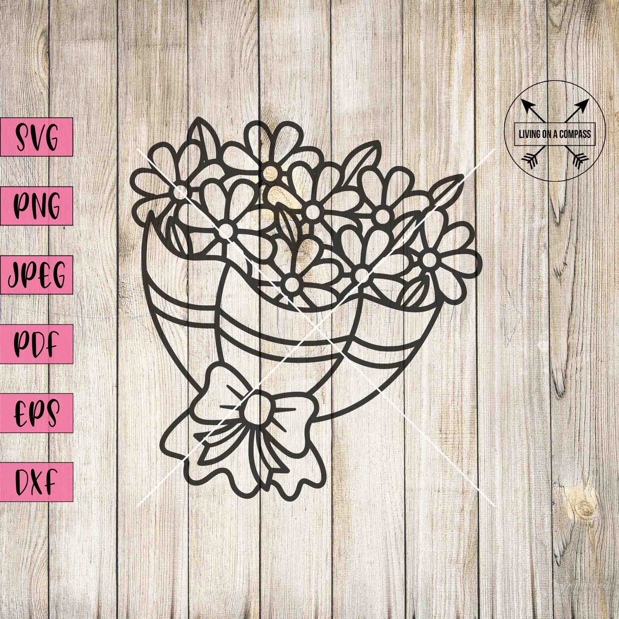 Ramo svg, imágenes prediseñadas de ramo de flores, flores svg, margaritas svg, imágenes ...