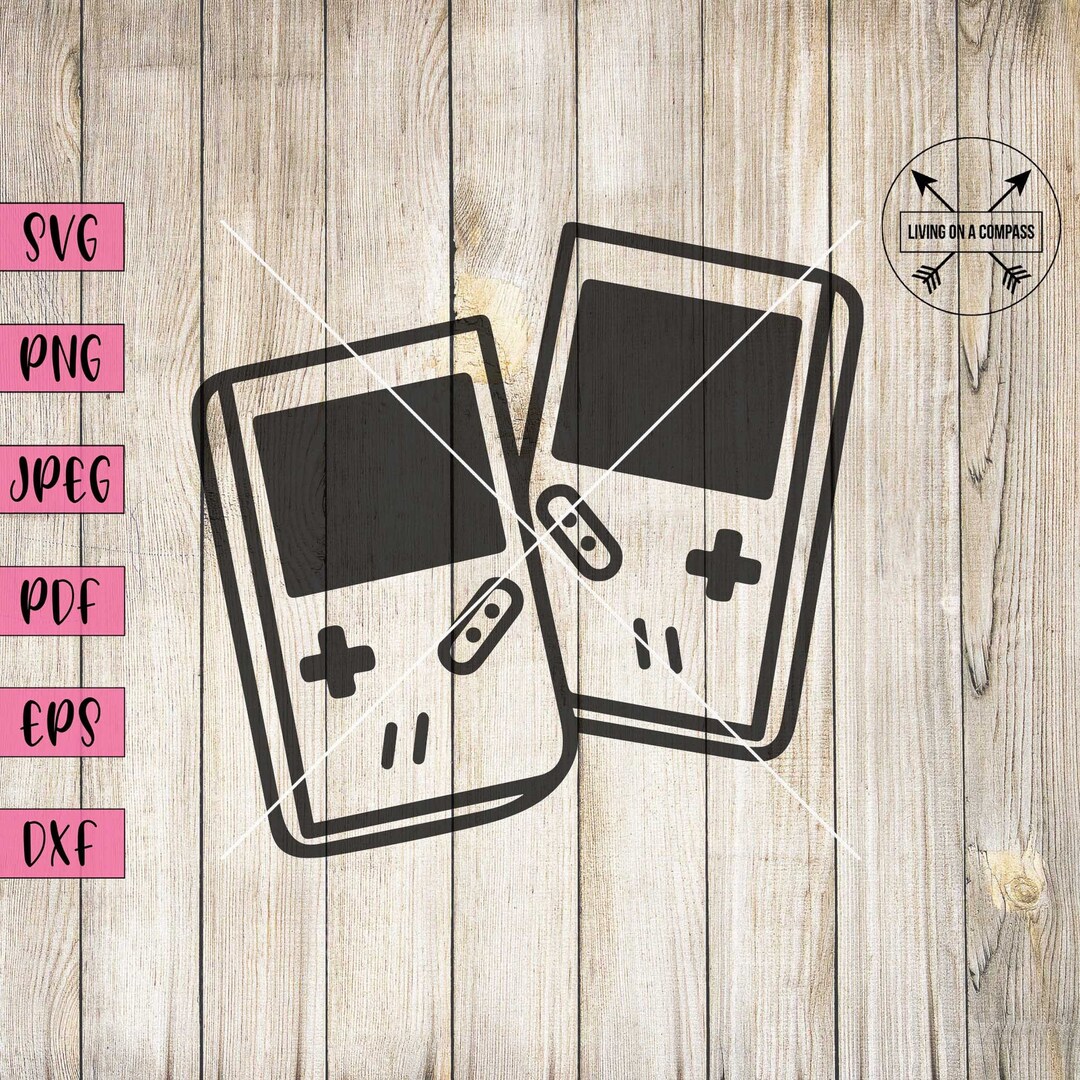 Gameboy Svg, Gamer Svg, Gamer Room Decor, Gamer Pin, Gamer Cake Topper ...