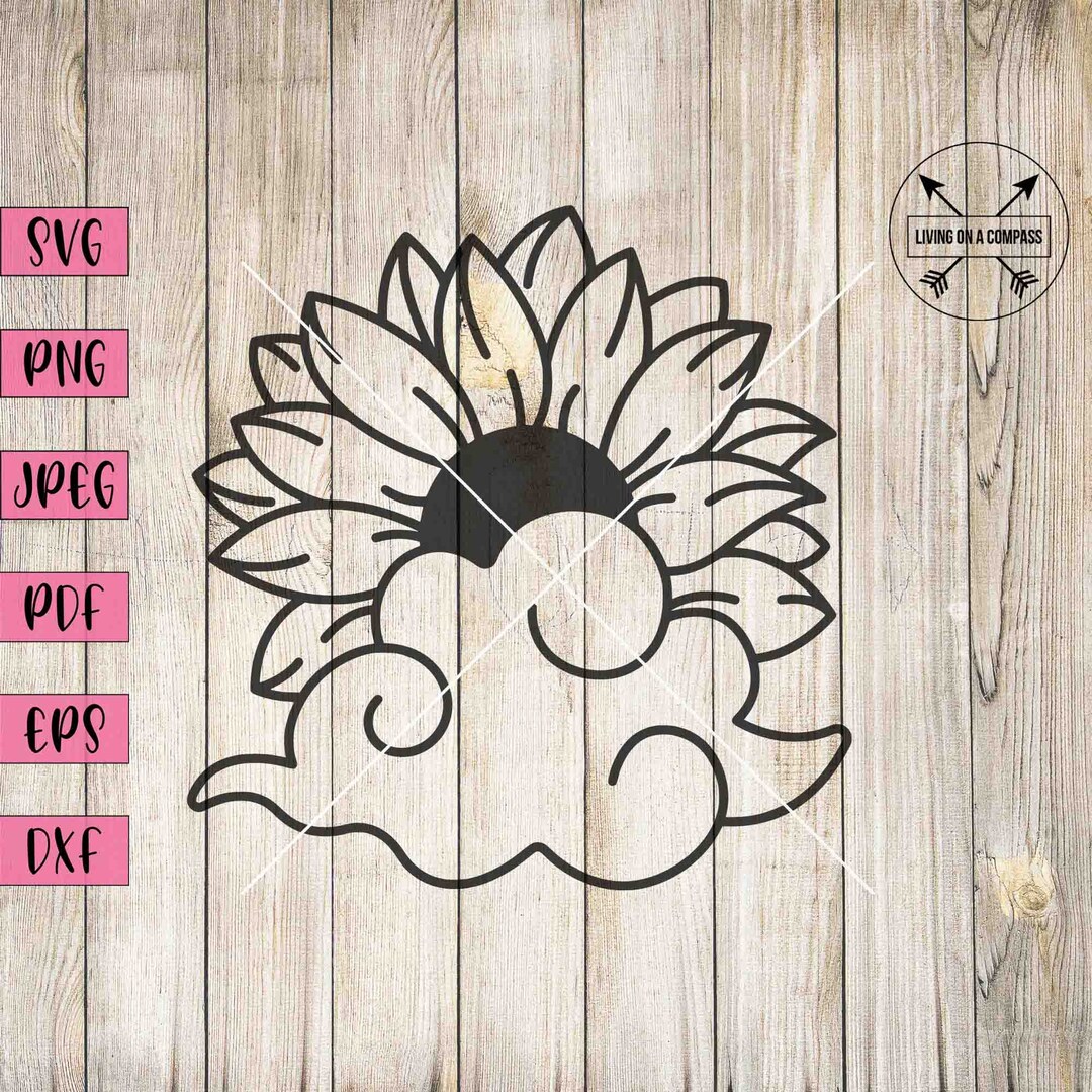 Sunflower Svg, Sunflowers Svg, Sunflower Decal, Sunflower Cloud, Cloud ...