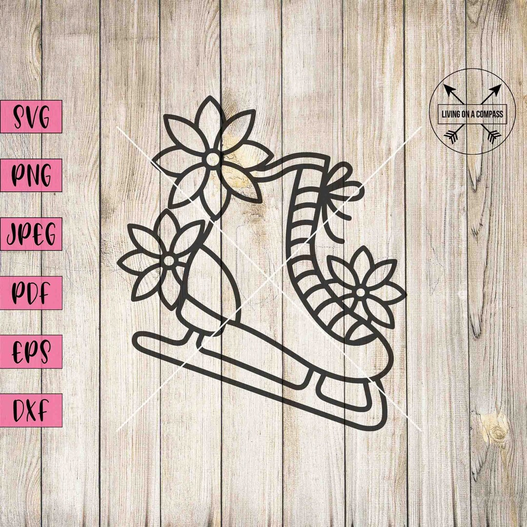 Ice Skate Svg, Figure Skating Tshirt, Ice Skating, Ice Skate Clipart ...