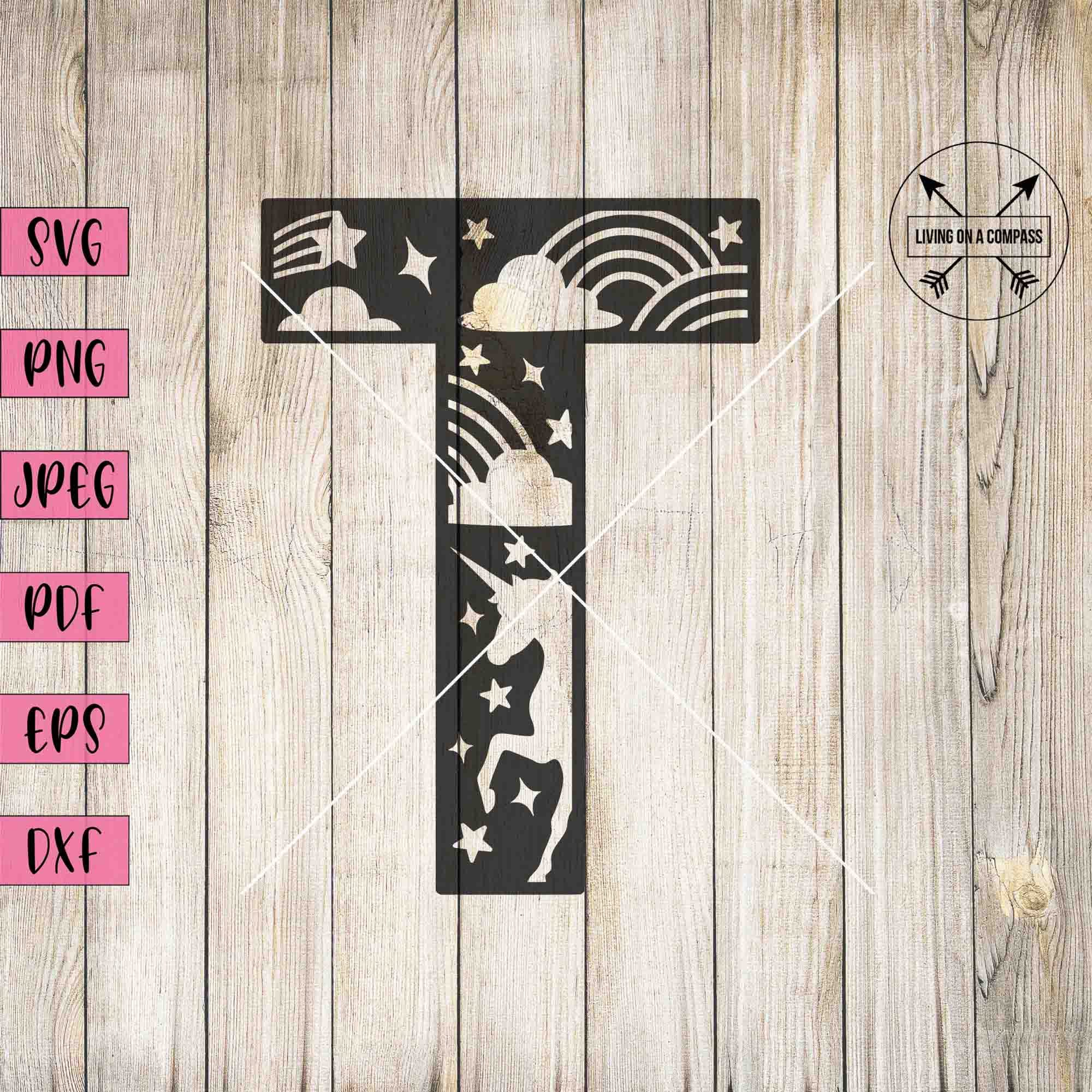 Letter T Letter T Svg Unicorn Letter Svg Letter Svg - Etsy