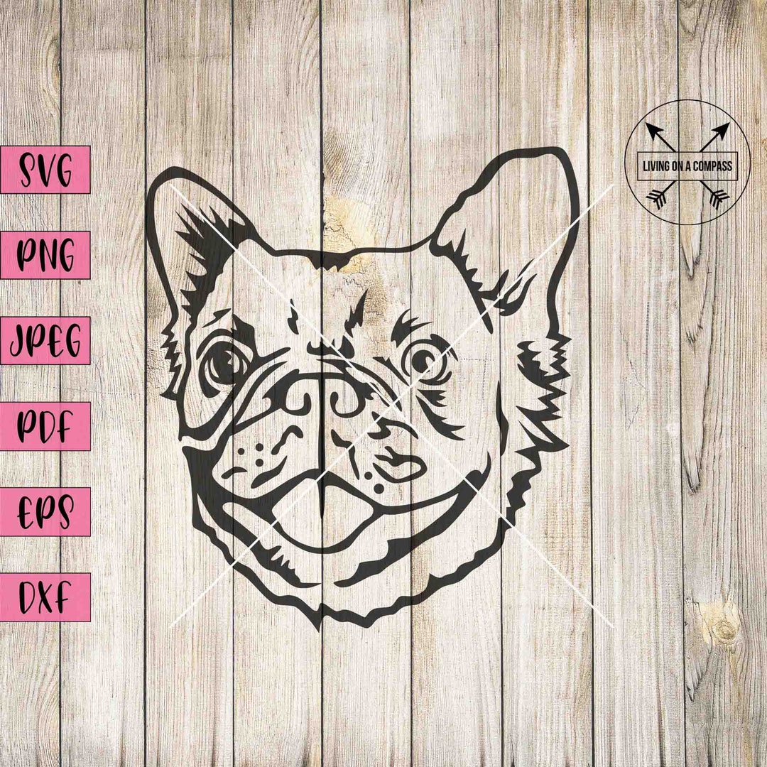 Fluffly Frenchie Svg, Frenchie Svg, French Bulldog Svg, Bulldog Svg ...