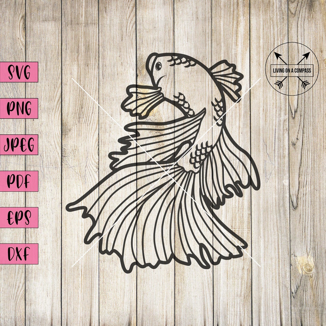 Goldfish Svg, Aquarium Svg, Gold Fish, Fish Clip Art, Fish Decals, Fish ...