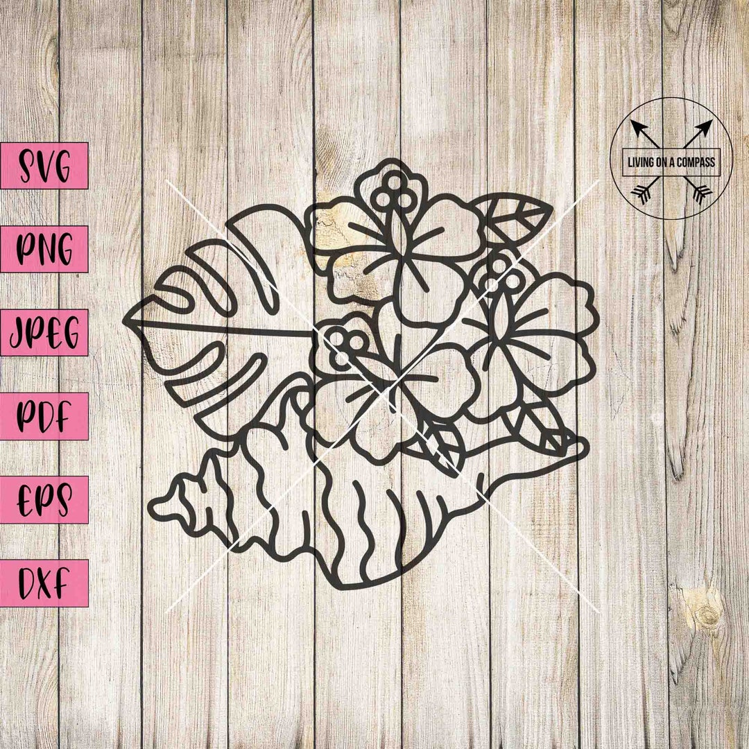 Seashell Svg, Conch Shell Svg, Under the Sea Clipart, Under the Sea ...