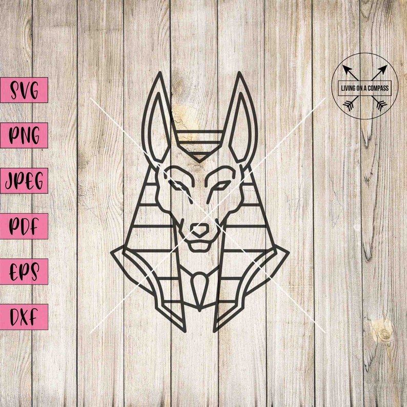 Anubis Svg, Anubis Png, Anubis Head, Egyptian Svg, Egypt Svg, Egyptian ...
