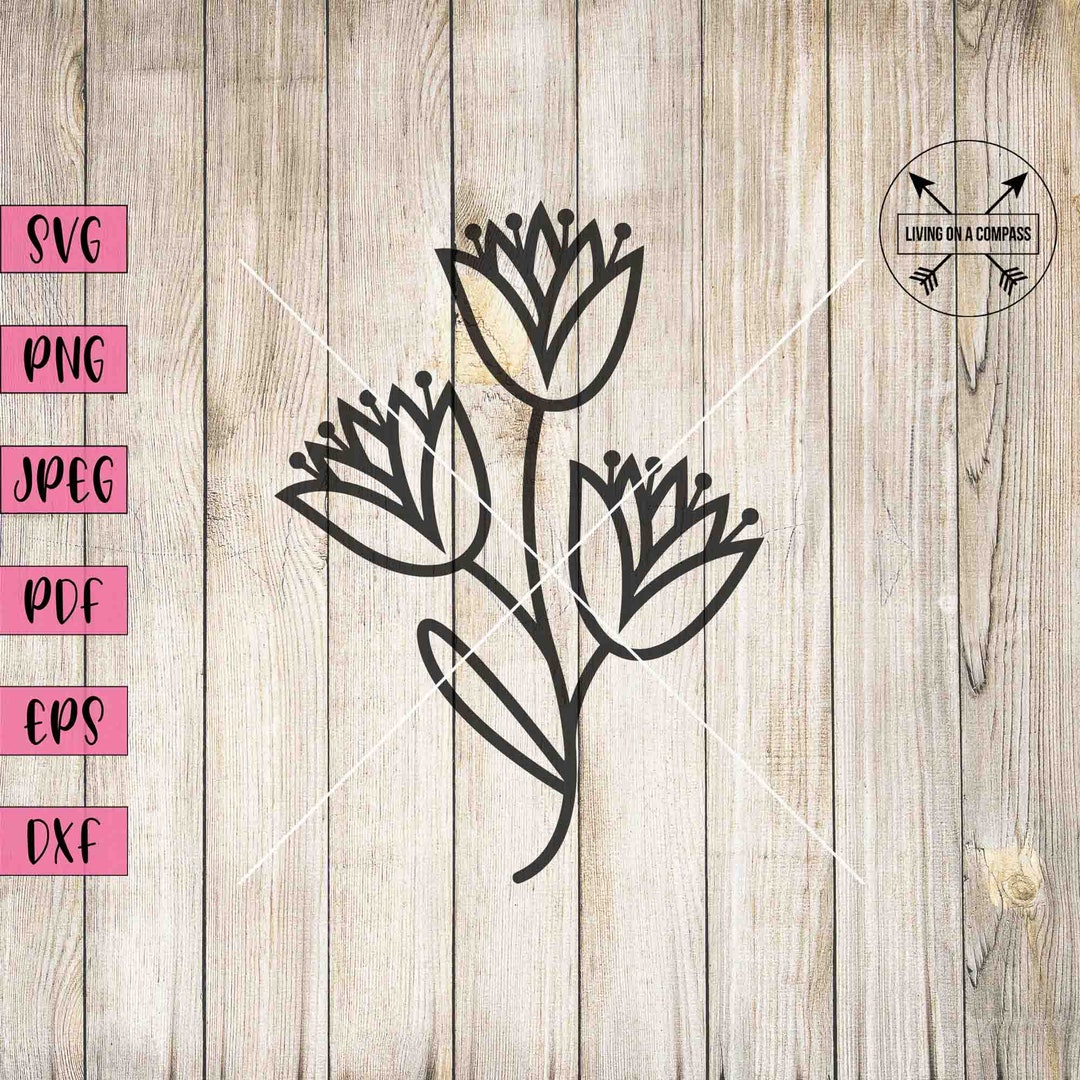 Flower Svg, Flowers Svg, Flower Png, Floral Svg, Floral Clipart, Flower ...