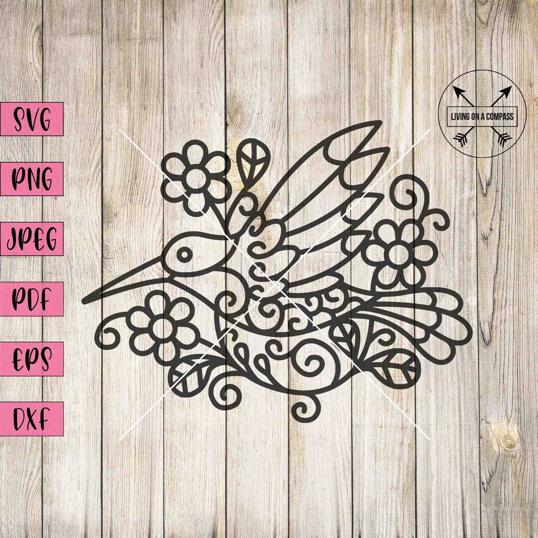Colibrí svg pájaro svg aves svg imágenes prediseñadas de - Etsy México
