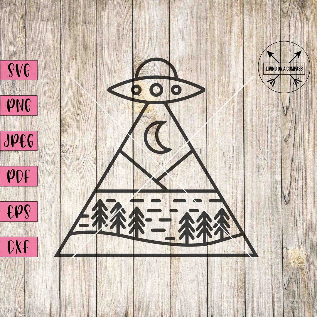 Ufo Svg, Ufo Png, Alien Clip Art, Alien Wall Art, Alien Decal, Alien ...