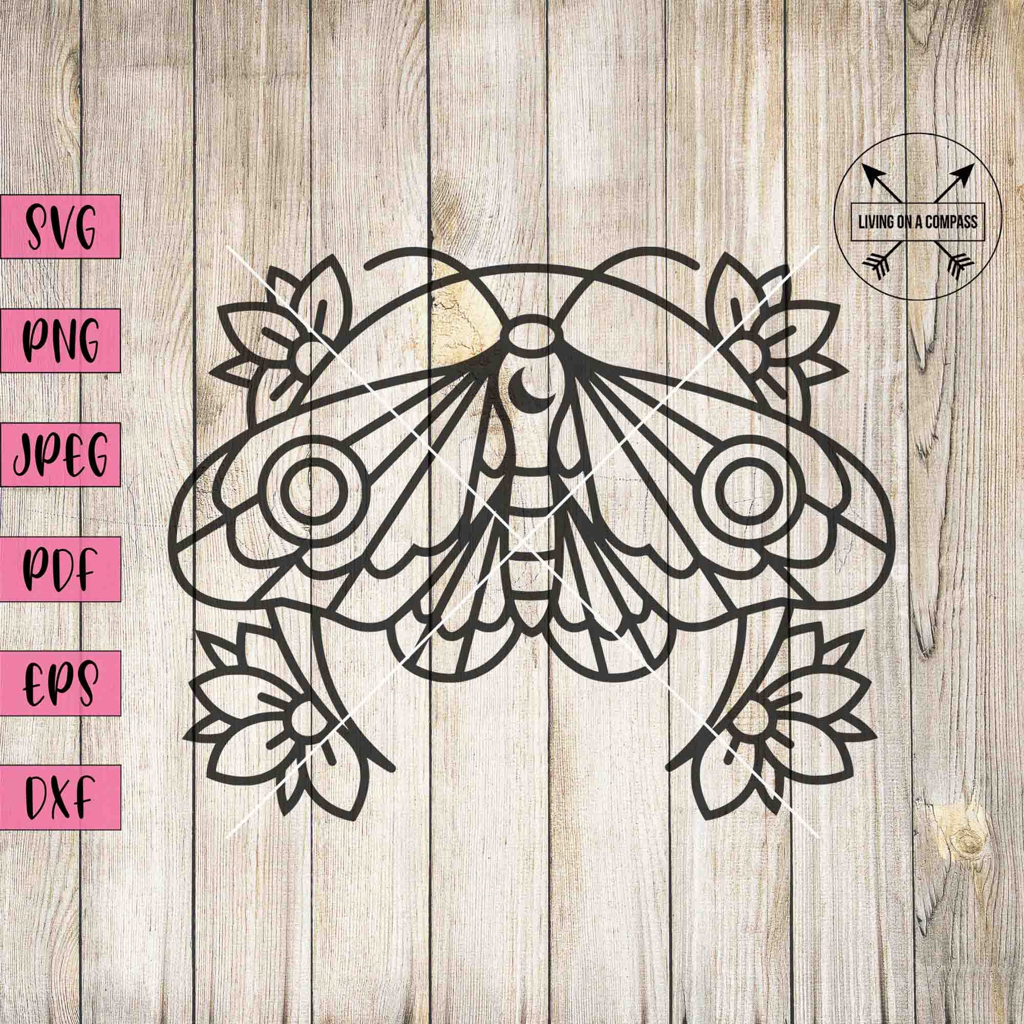 Moth Svg, Moth Png, Moth Clipart, Butterfly Svg, Butterfly Clipart ...