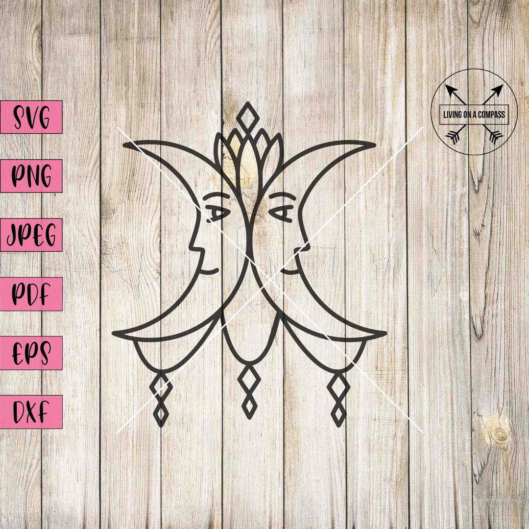 Moons Svg, Crescent Moon Svg, Moon Svg, Moon Png, Moon Clipart, Moon ...