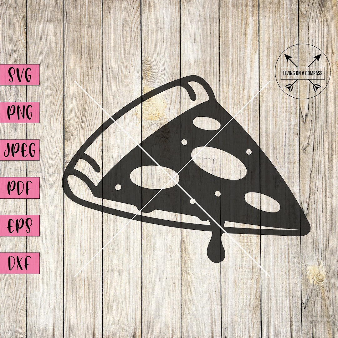 Pizza Svg, Pizza Clipart, Pizza Stickers, Pizza Print, Food Svg, Fast ...