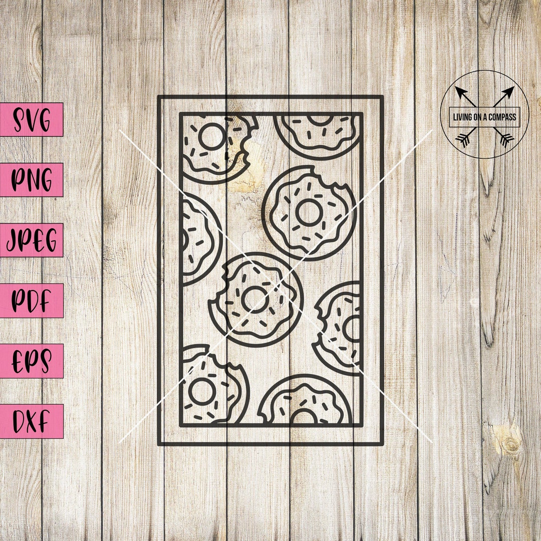 Donut in a Frame, Donut Birthday Invitation, Bakery Logo Design, Baking ...