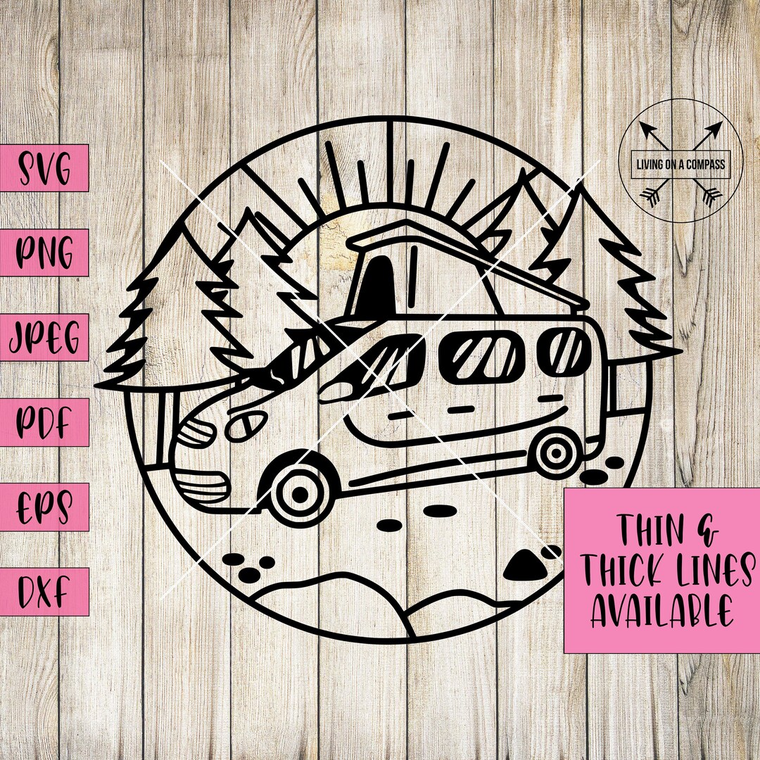 Rv Svg, Camping Svg, Camp Svg, Happy Camper Svg Wood Camping Signs ...