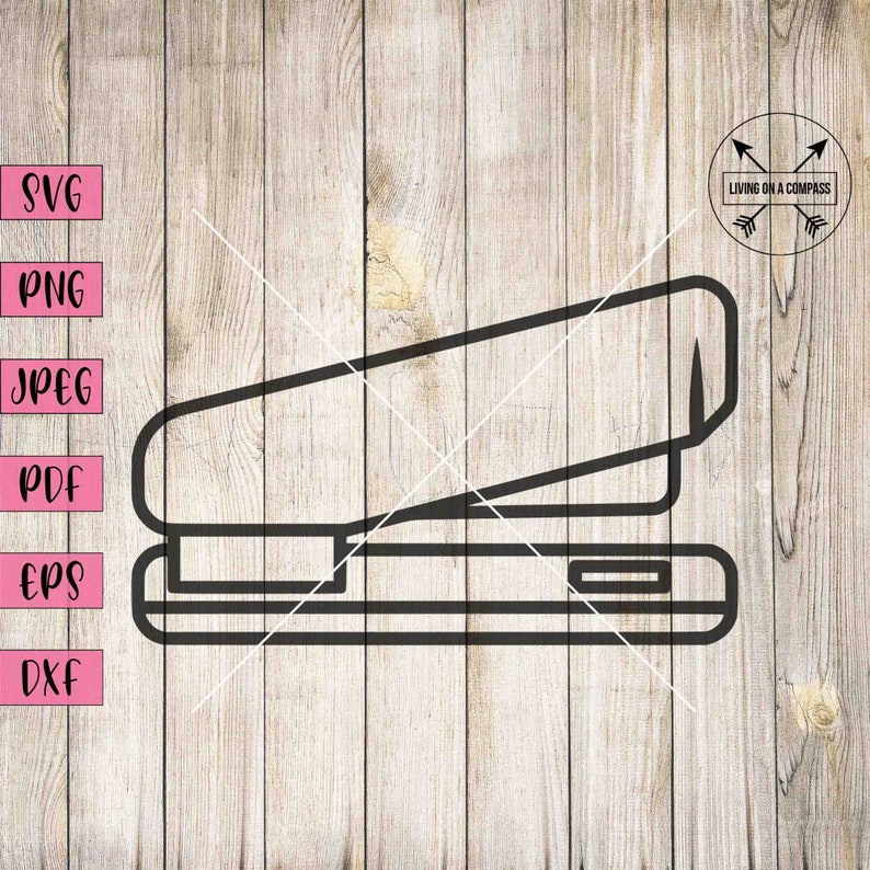 Stapler Svg Stapler Clipart Back to School Supplies Back to - Etsy