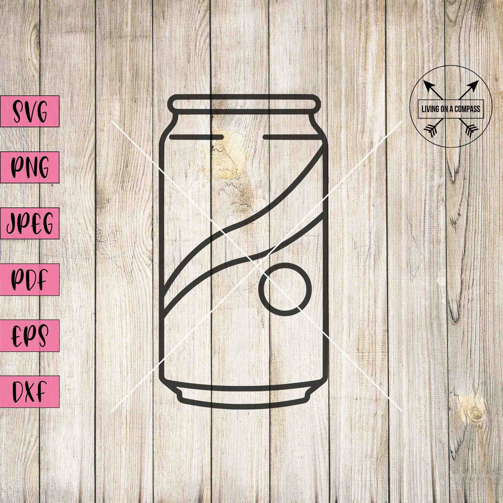 Soda Can Svg, Drinks Clipart, Drinking Svg, Beer Can Svg, Party Clip ...