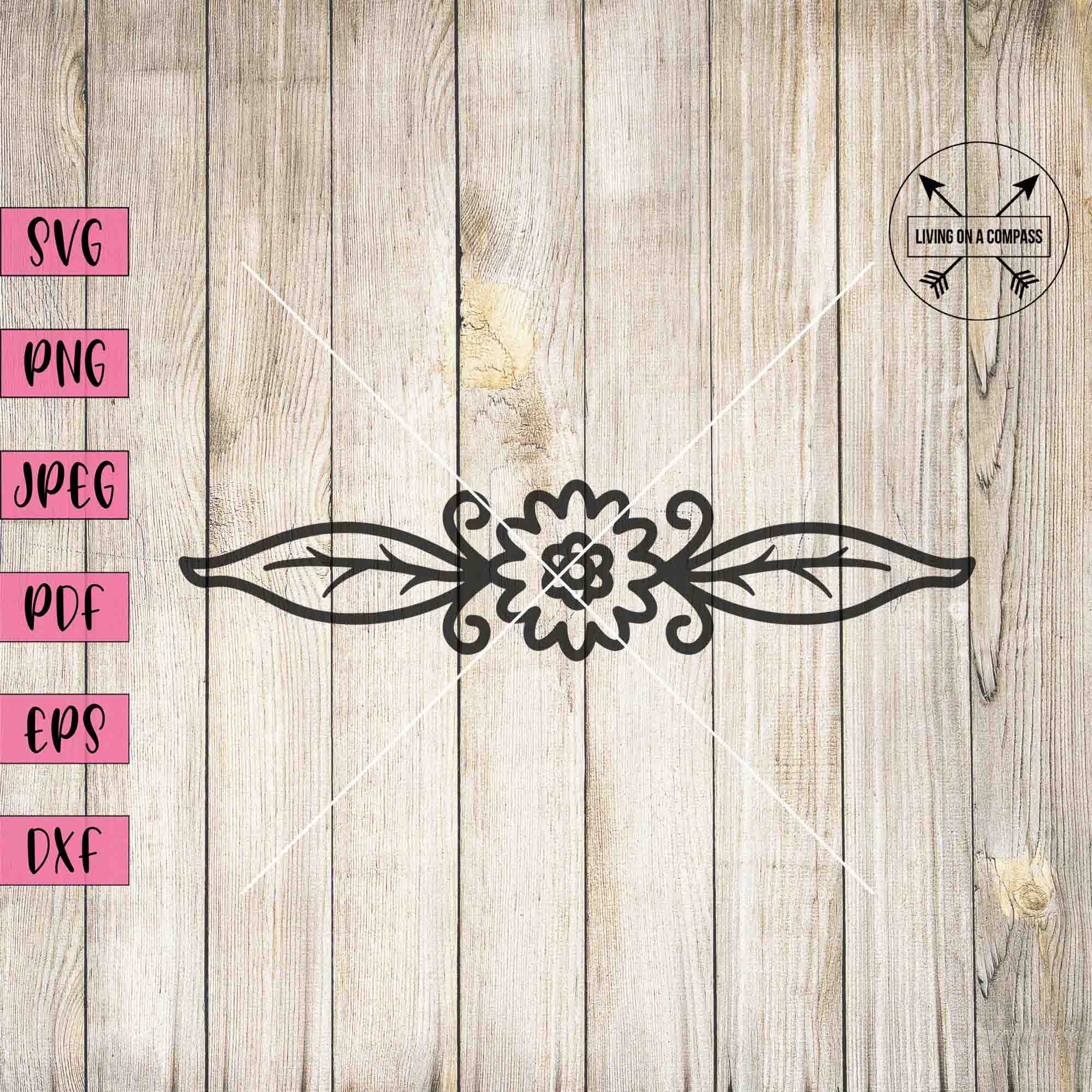 Flower Border Svg Leaf Border Svg Leaf Border Png Leaf - Etsy Hong Kong
