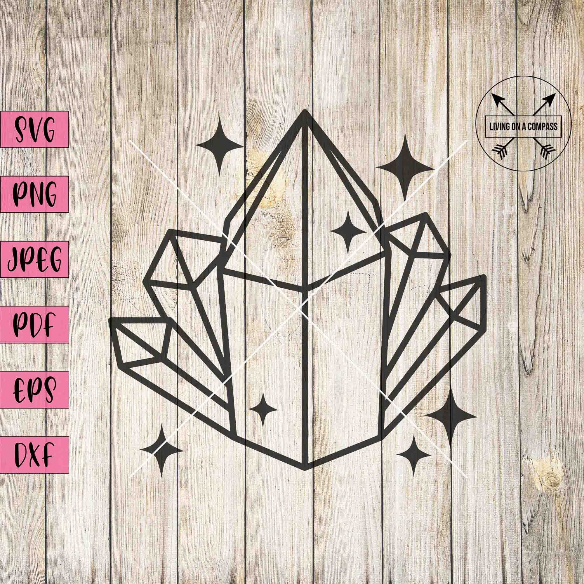 Crystal Clipart, Crystal Clip Art, Crystal Wall Art, Crystal Art ...