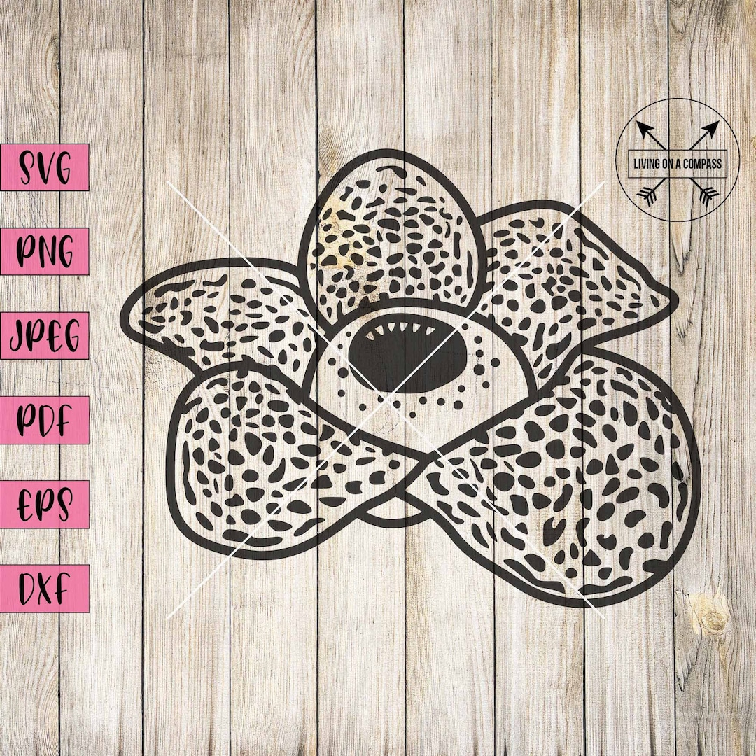 Rafflesia Flower Svg, Tropical Flower Clipart, Tropical Flower Clip Art ...