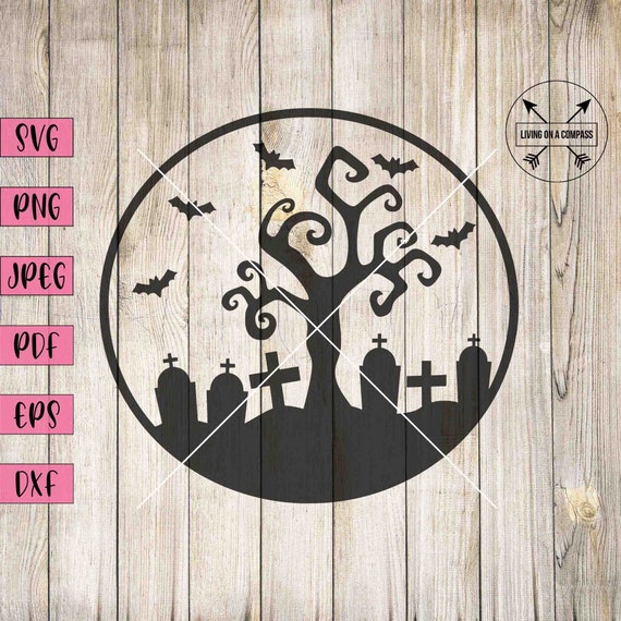 Graveyard Svg Cemetery Decorations Cemetery Svg Cemetery - Etsy