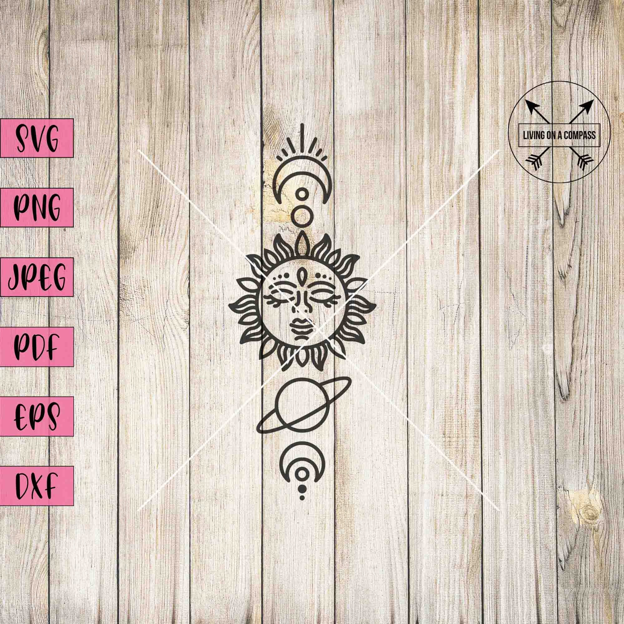 Sun Svg Sun Face Svg Sun Png Boho Sun Svg Sun Clipart - Etsy Australia