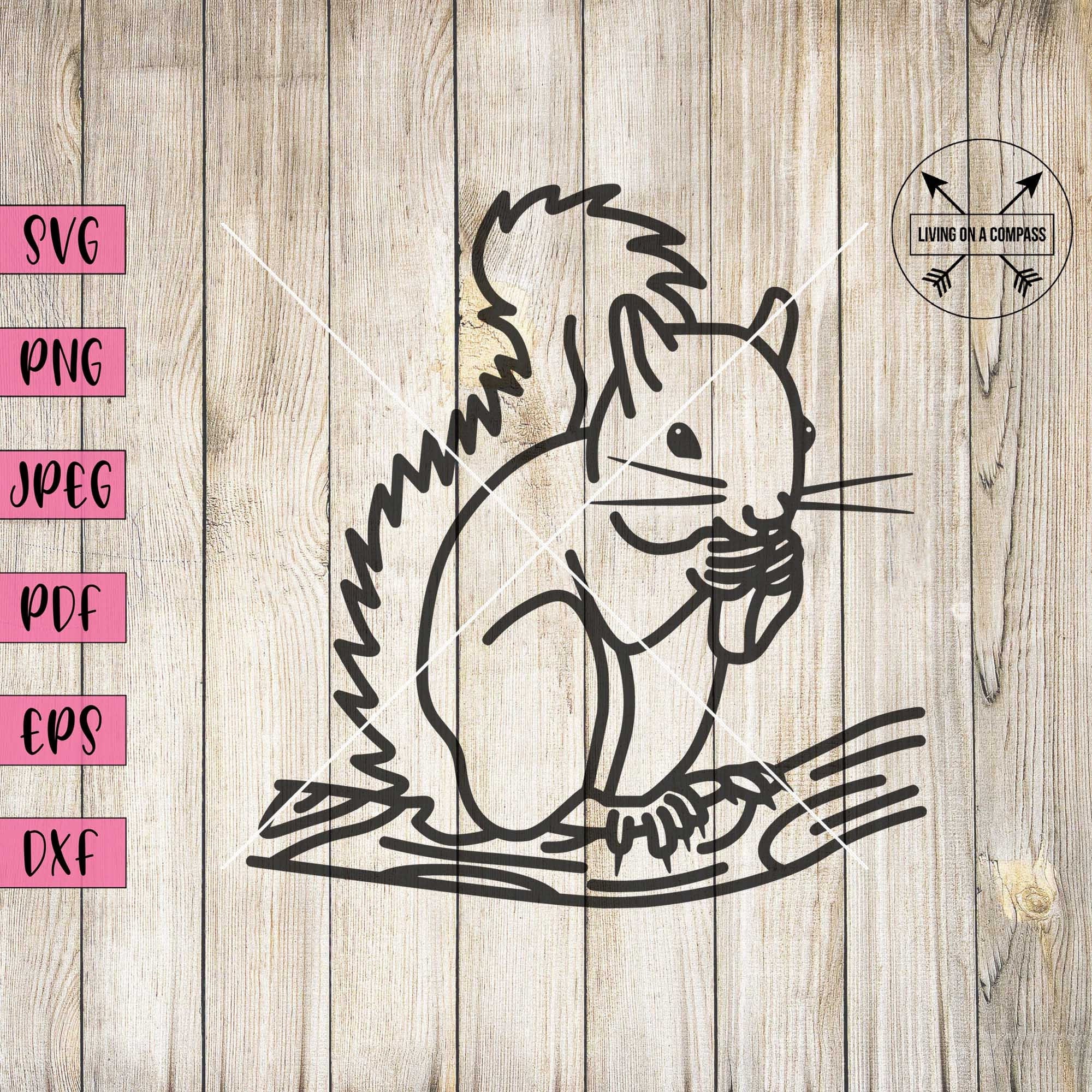 Squirrel Svg Squirrel Crochet Pattern Animal Svg Animal - Etsy