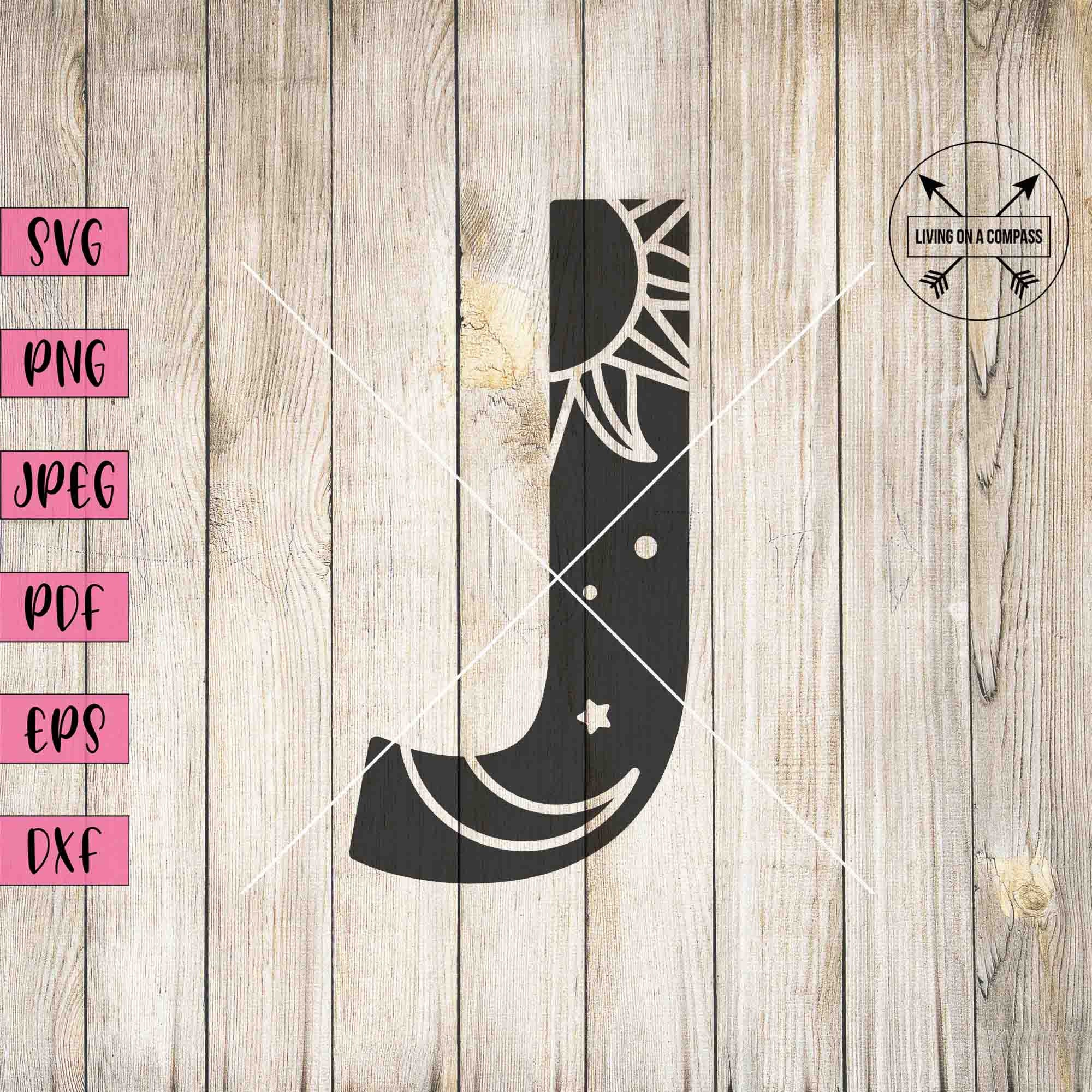 Letter J Svg Sun and Moon Letters Sun and Moon Print Space - Etsy